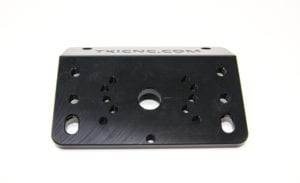 FISHING ROD HOLDER MOUNTING PLATE - 45 DEGREE - TKI CNC